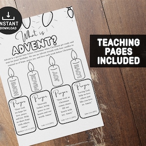 Advent Coloring Wheel, Bible Activity, Kids Bible Lesson, Memory Game ...