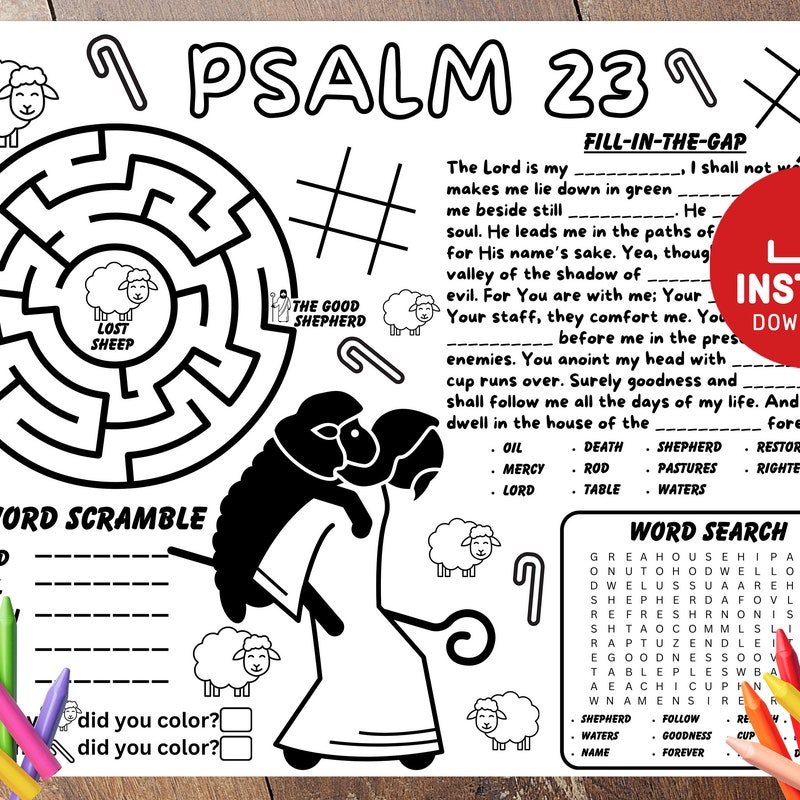 Psalm 23 - Etsy