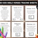 30 Bible Verses Tracing Sheets | Digital Download Tracing Practice ...
