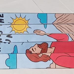 Joshua and the Sun Stand Still Agamograph, Bible Story Craft, Bible ...