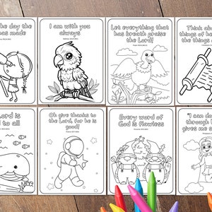 Bible Verse Coloring Pages for Preschoolers, Preschool Bible Verses ...