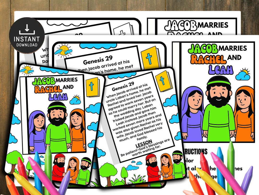 Jacob Bible Story Craft: Sunday School Activity (digital Download) - Etsy