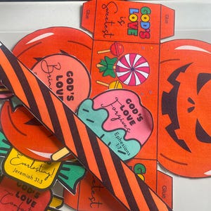 God's Love Craft Activity, Christian Halloween Bible Craft Activity ...