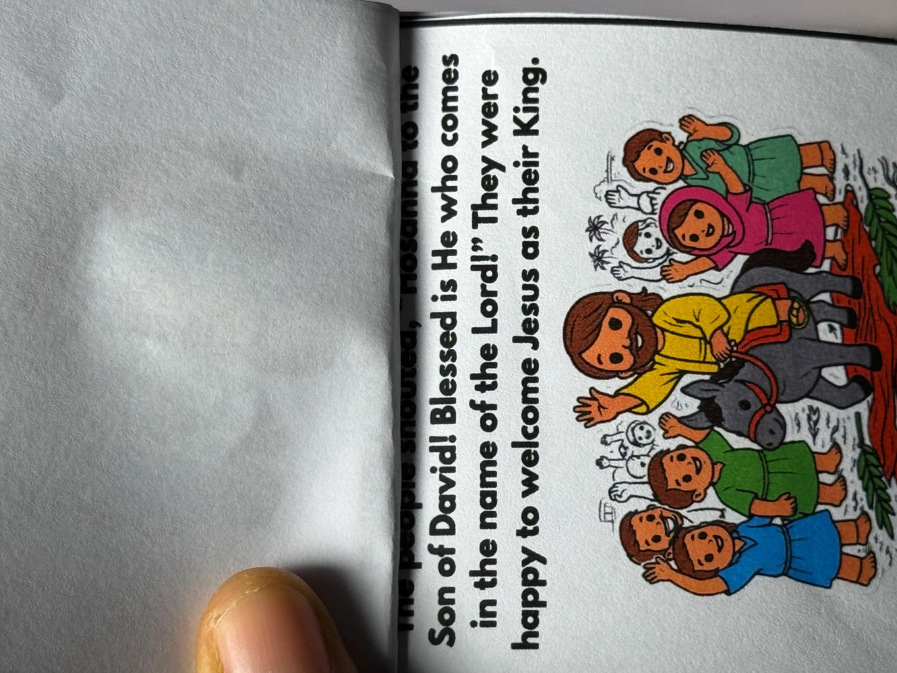 Palm Sunday Flipbook Bible Craft for Kids, Memory Game, Sunday School ...