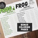 Leap Year Frog Game Bundle, Printable Games for Kids, Frog Birthday ...