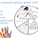 The Lost Sheep Coloring Wheel, Printable Bible Activity, Watercolor ...