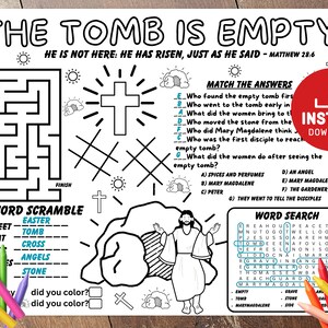 Jesus Resurrection, Easter Sunday Craft, He is Risen, Sunday School ...