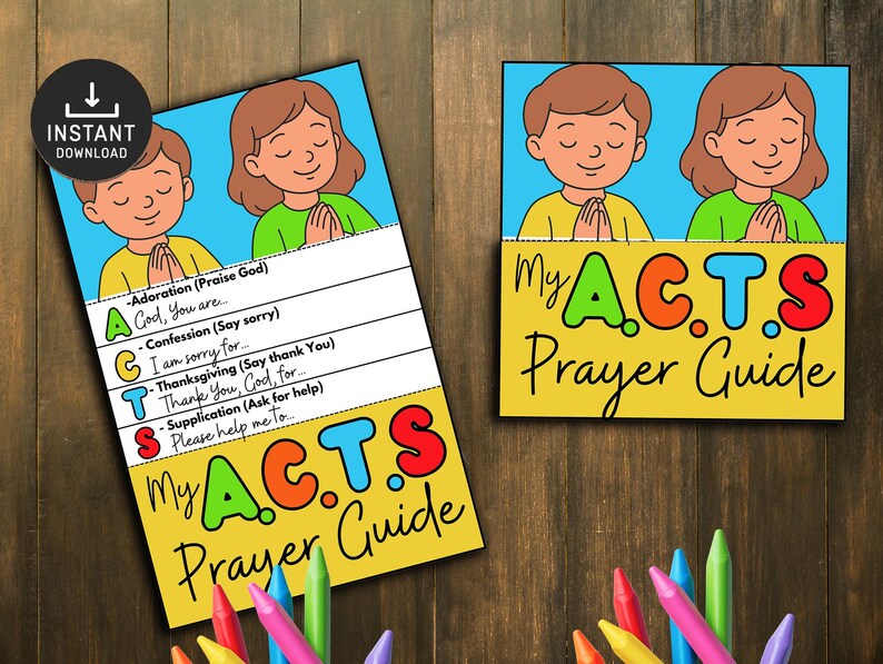 Acts Prayer Craft, Printable Prayer Sheets Acts, Sunday School, Prayer ...