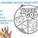 Thanks Be to God Coloring Wheel, Thanksgiving, Scripture, Bible ...