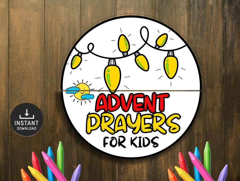 Advent Prayers Folding Bible Craft for Kids (digital Download) - Etsy