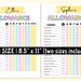 Editable Allowance Tracker Kids | Earn Money Chart | Daily Weekly ...