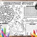 The Creation Story Activity Placemat, Bible Activity, Sunday School ...