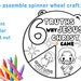 Easter Coloring Wheel, Coloring Spinner, Kids Bible Lesson, Memory Game ...