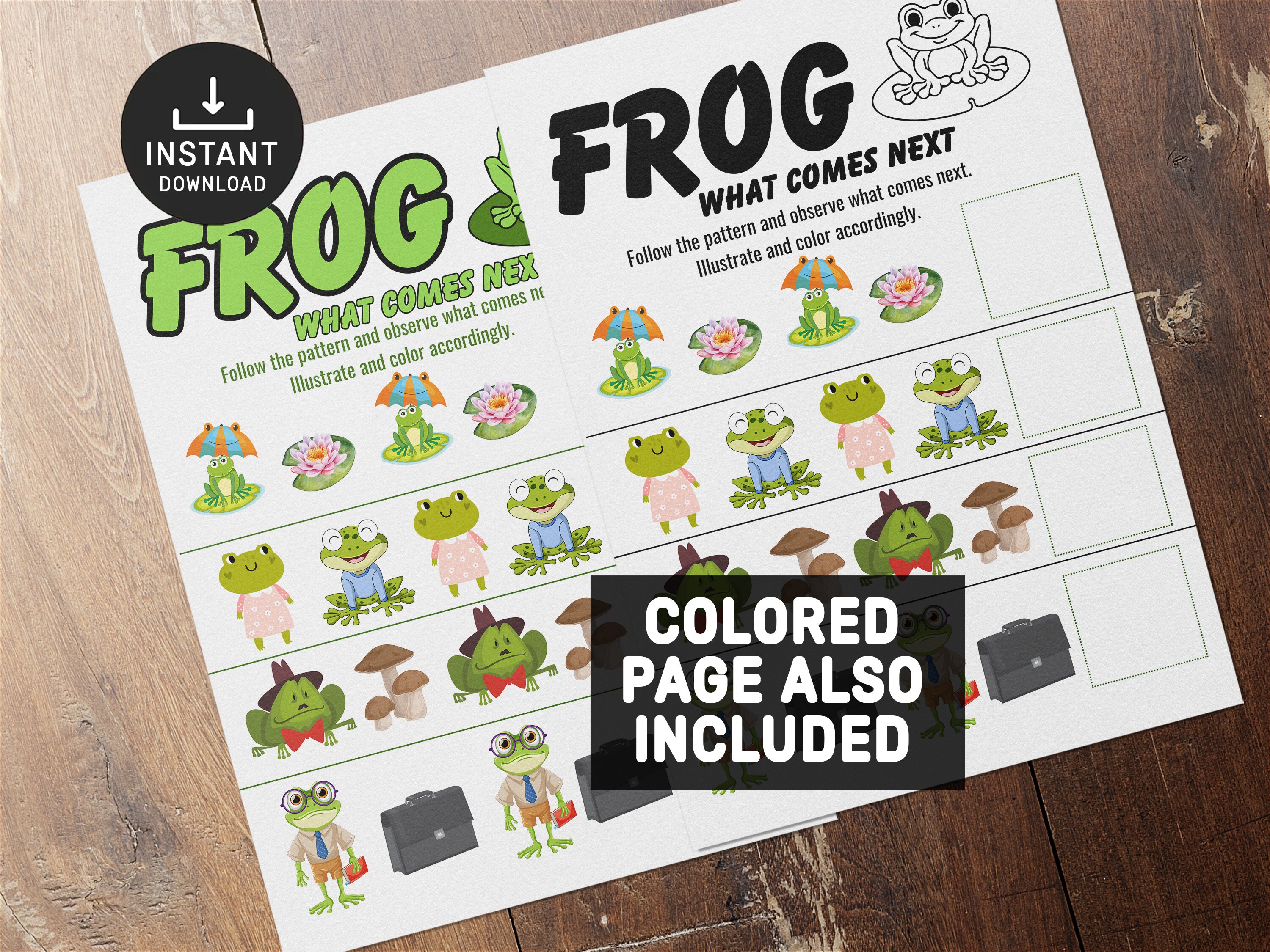 Leap Year Frog Game Bundle, Printable Games for Kids, Frog Birthday ...