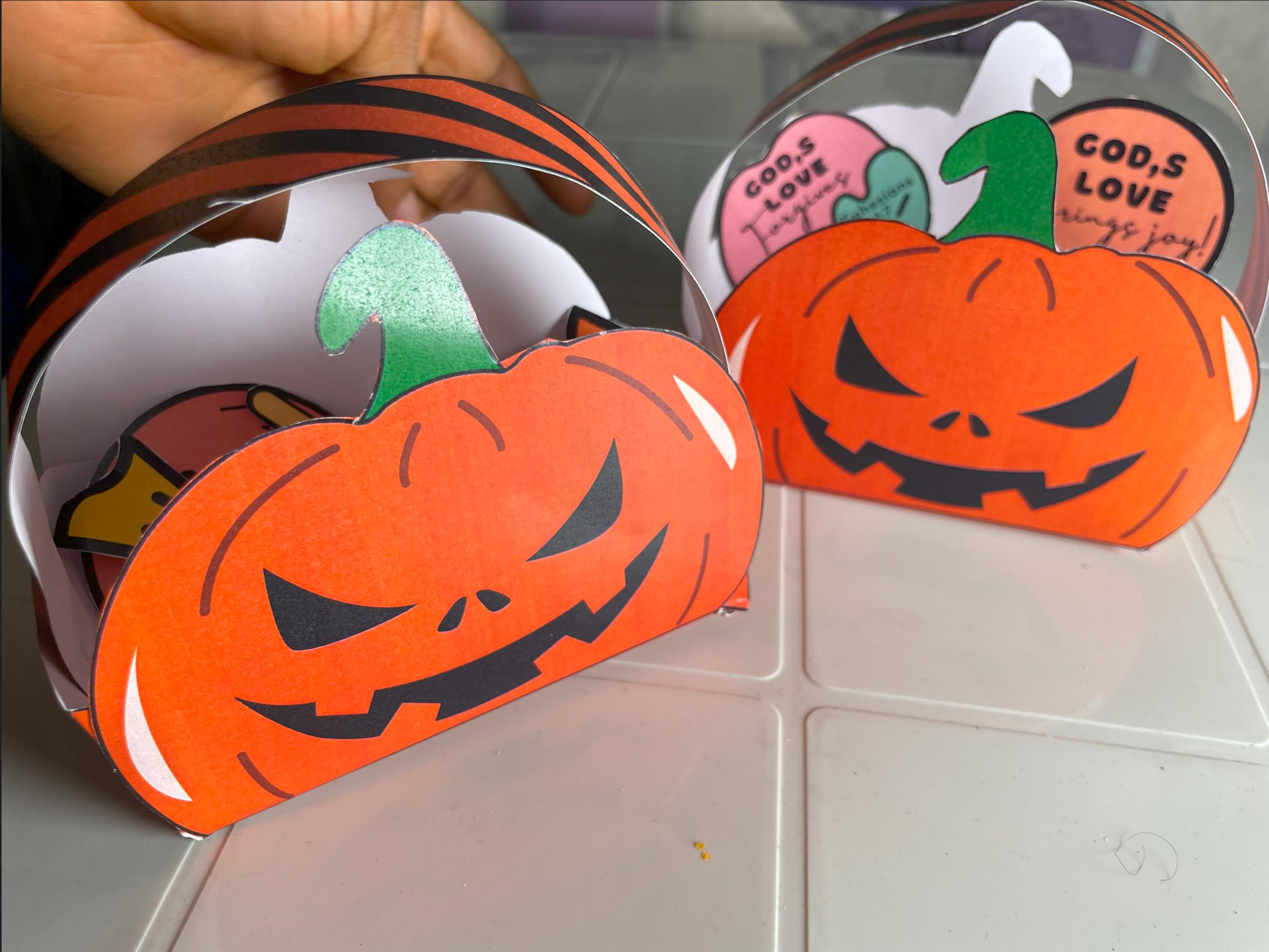 God's Love Craft Activity, Christian Halloween Bible Craft Activity ...