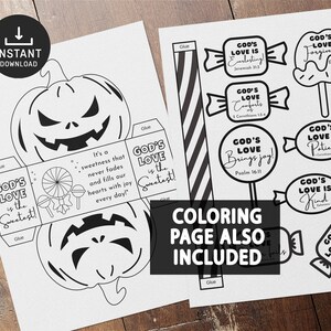 God's Love Craft Activity, Christian Halloween Bible Craft Activity ...