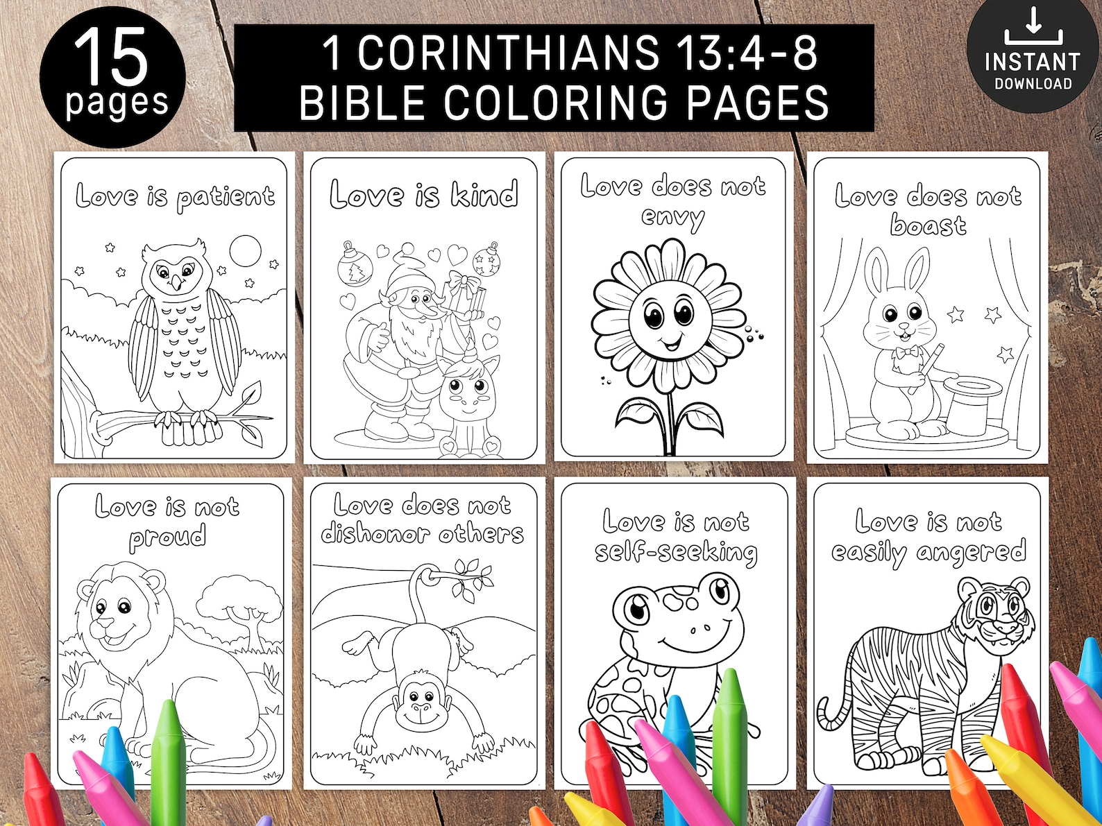 Bible Coloring Pages for Preschoolers, Preschool Bible Printables ...
