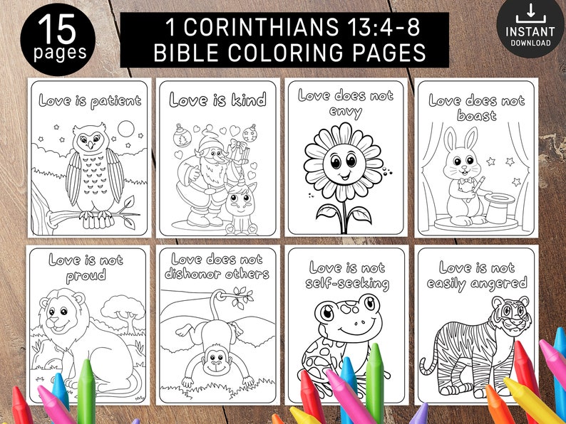 Bible Coloring Pages for Preschoolers, Preschool Bible Printables ...