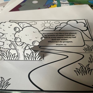Psalm 1:3 Paper Craft, Psalm, Bible Activity, Sunday School Craft, Kids ...