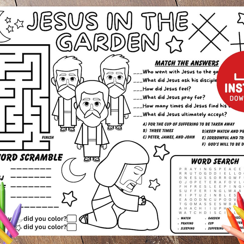 Easter Placemat Jesus - Etsy