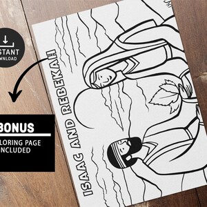 Isaac and Rebekah Activity Placemat, Bible Activity, Sunday School ...