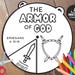 Armor of God Coloring Wheel, Bible Activity, Bible Lesson, Memory Game ...