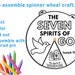 Seven Spirit of God Coloring Wheel, Pentecost Craft, Kids Bible Lesson ...