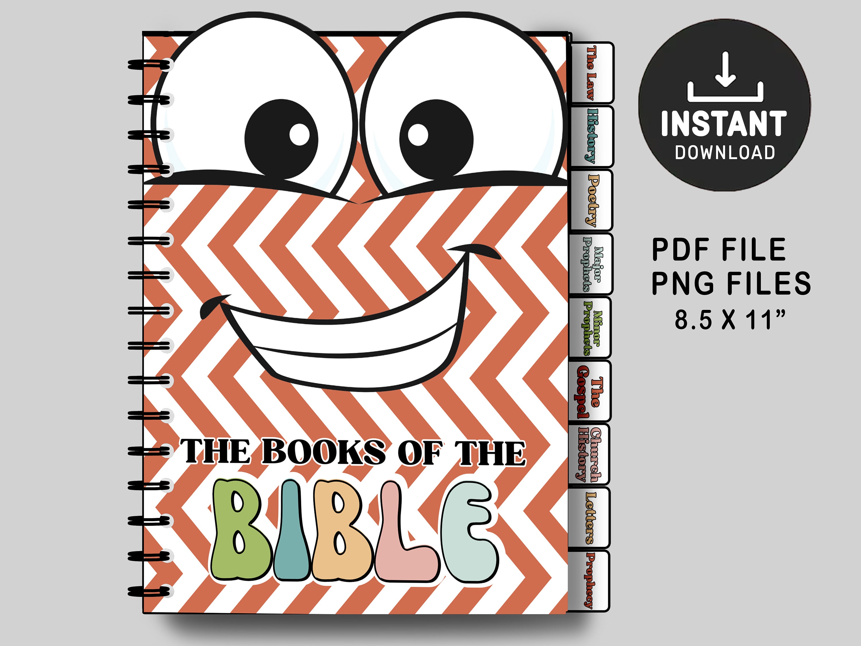 Books of the Bible Flip Book Old and New Testament 66 Books - Etsy