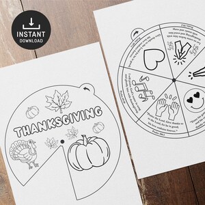 Thanksgiving Coloring Wheel, Bible Activity, Kids Bible Lesson, Memory ...