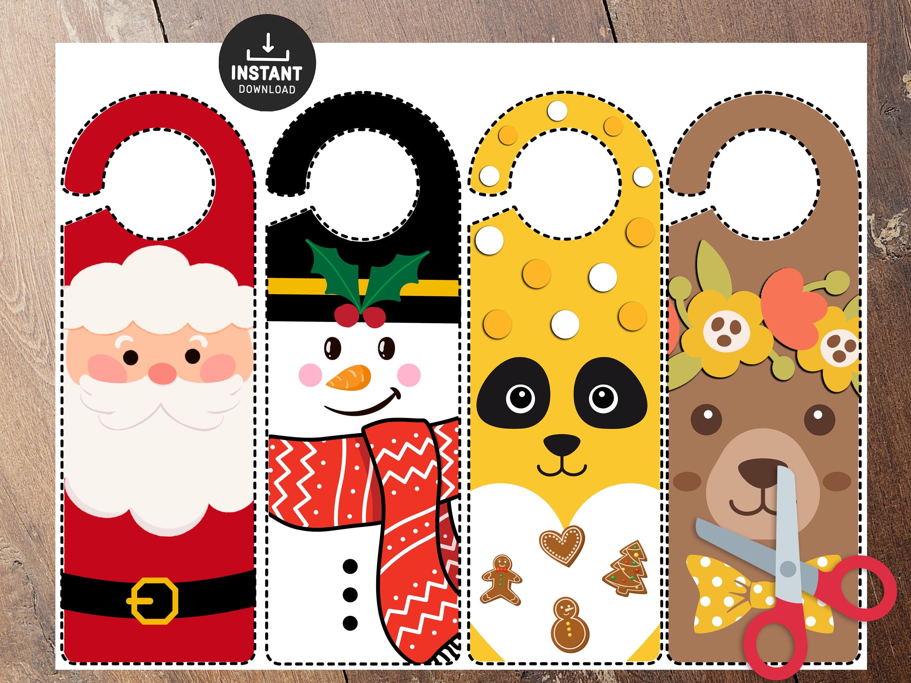 Christmas Bookmark, Printable Bookmarks, Christmas Bookmarks, Cute ...