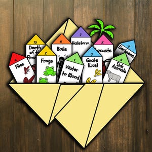 Ten Plagues of Egypt, Bible Story Craft for Kids, Sunday School Lesson ...
