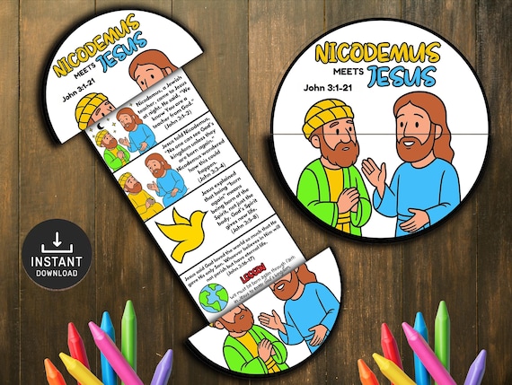 Jesus And Nicodemus Lesson For Kids