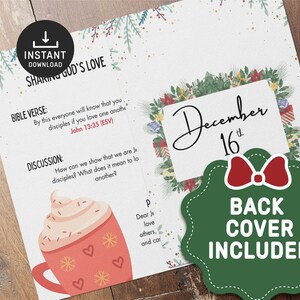 Printable Advent Scripture Devotion for Kids and Families Christmas ...