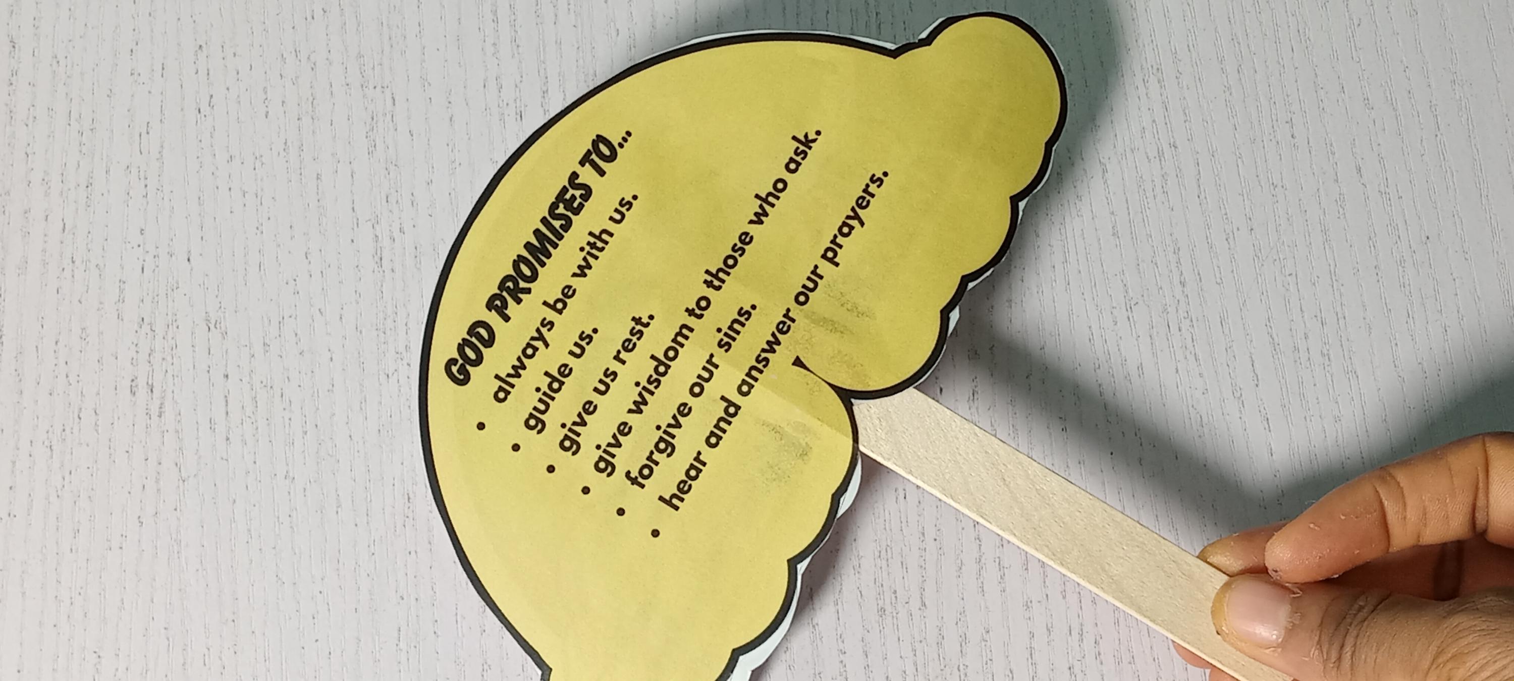 God's Promises Rainbow Fan Craft, Sunday School Lessons, Bible Activity ...