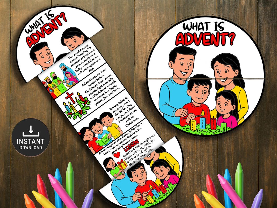 Advent Bible Lesson Craft, Memory Game, Sunday School Activity (digital ...