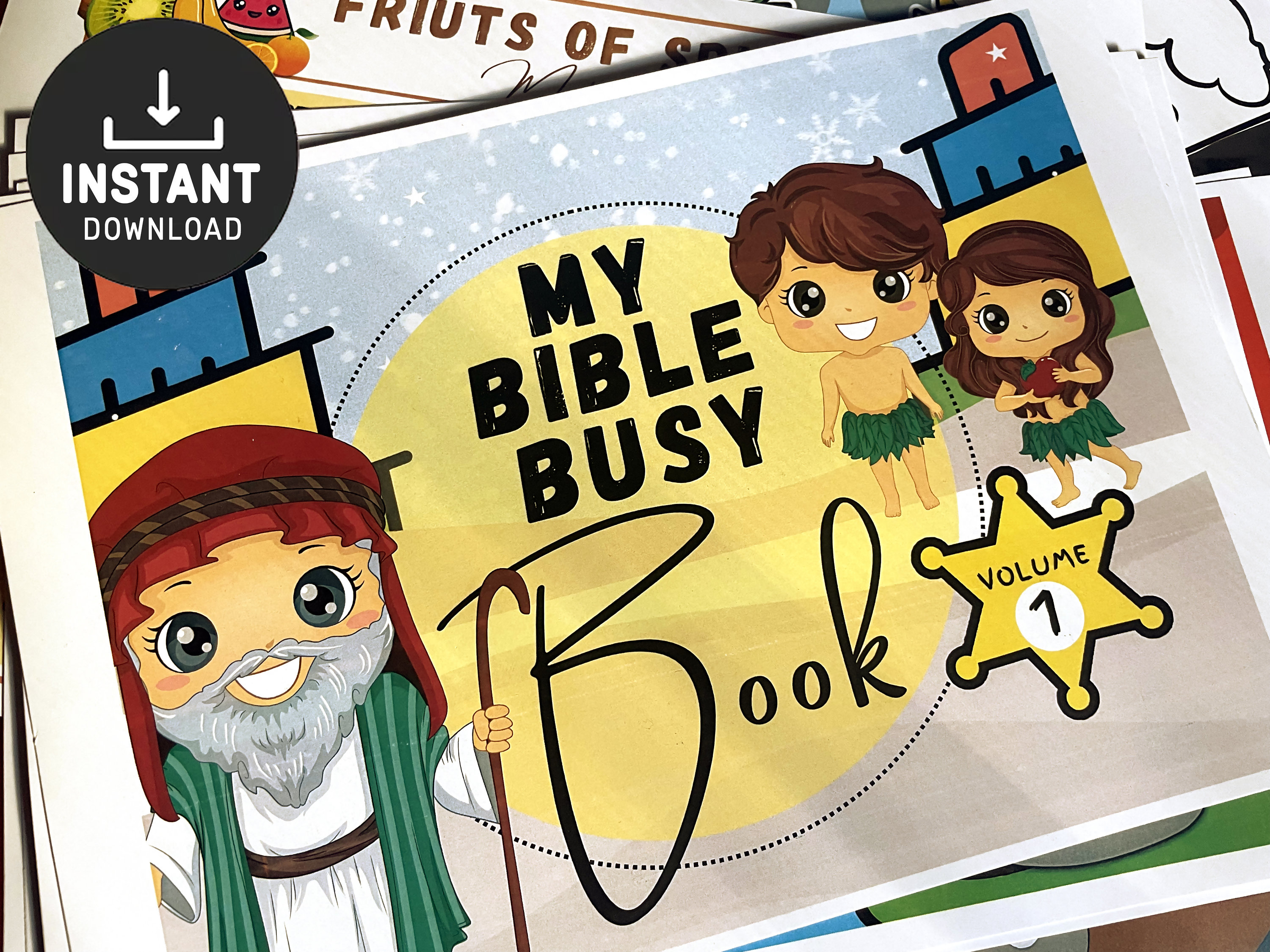 Bible Busy Book, Bible Activity Book, Bible Busy Book, Bible Learning ...