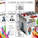 Easter Story Coloring Cube, Easter Bible Story Sunday School Craft ...