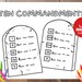 Ten Commandments, Bible Activity, Sunday School Activities, Bible ...