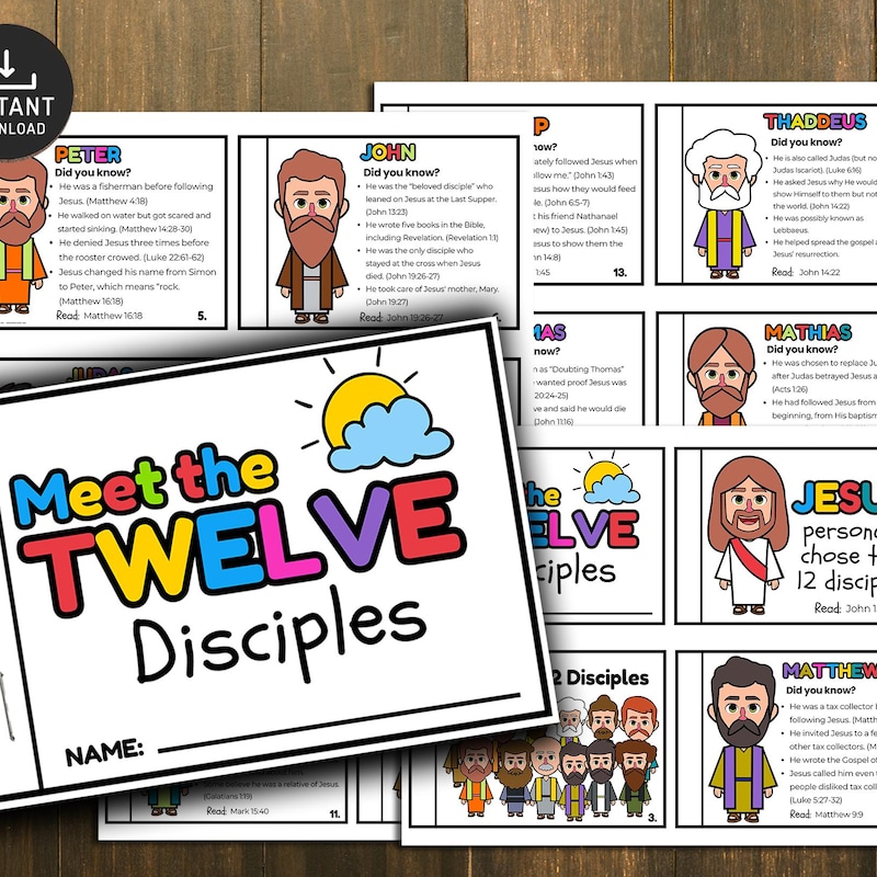 11 Disciples of Jesus - Etsy Canada