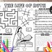 Ruth Activity Placemat, Bible Activity, Sunday School, Bible Placemat ...