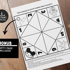 Ten Plagues of Egypt, Bible Verse Activity, Watercolor, Kids Bible ...