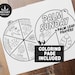 Palm Sunday Prayer Coloring Wheel, Lent Activity for Kids, Palm Sunday ...