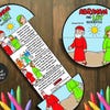 Printable Hagar Sunday School Craft Hagar and Ishmael Bible Spinner ...