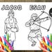 Jacob and Esau, Bible Activity, Sunday Activities, Bible Placemat ...