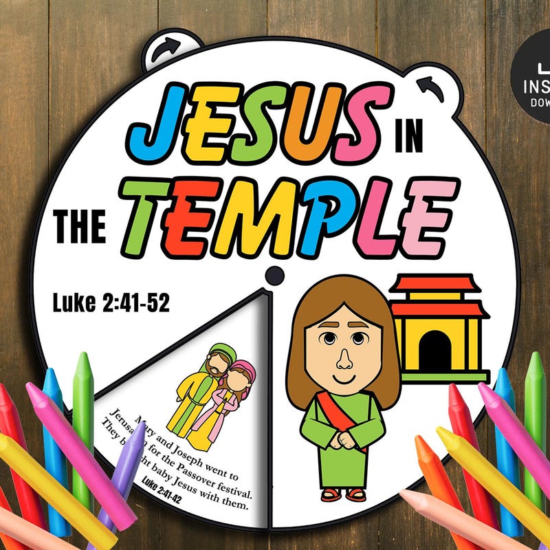 Jesus in the Temple Crafts - Etsy