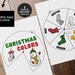 Christmas Colors Coloring Wheel, Printable Bible Activity, Watercolor ...