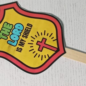 Shield of Faith Fan Craft, Bible Activity, Printable Shield of Faith ...