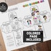 God Knows Me Coloring Cube, Psalm 139 Bible Story Activity, Kids Bible ...