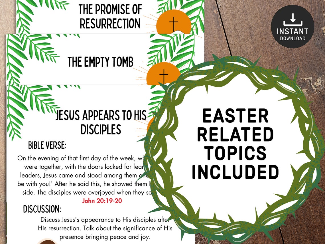 Lent Bible Lesson, Lent Preparation Lesson for Kids, Jesus 40 Days in ...