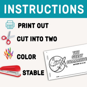 Beatitudes Mini Book, Sunday School Craft, Church Kids Activity, Sunday ...